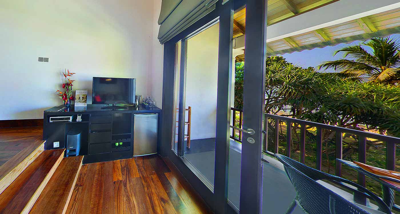 Ocean Loft Balcony Side View at the Fortess Resort And Spa